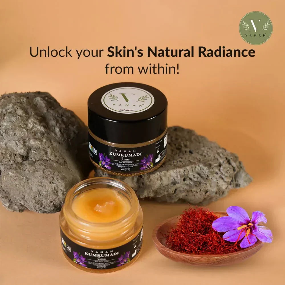 Kumkumadi Benefits for Skin: How does it promote glow, hydration, and – Vanan Herbal