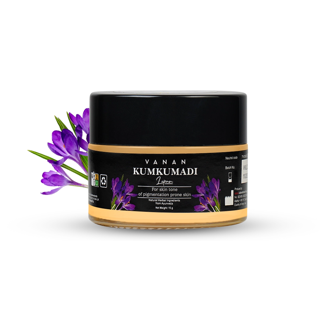 Vanan Kumkumadi Lepam 15g for Glowing Skin | Vanan Herbal